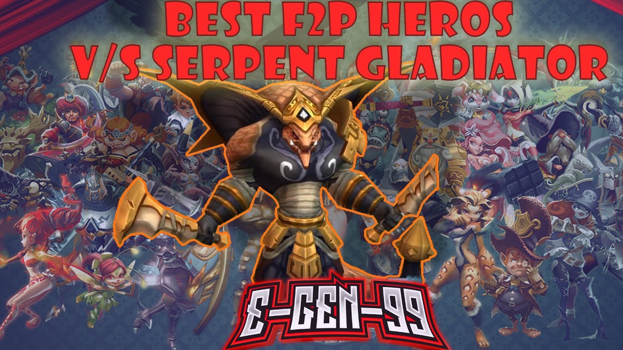lords mobile monster hunting serpent gladiator - YouTube