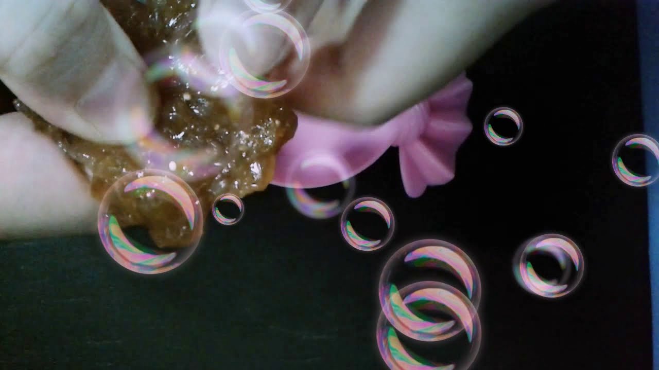 Cutting dry slime - YouTube