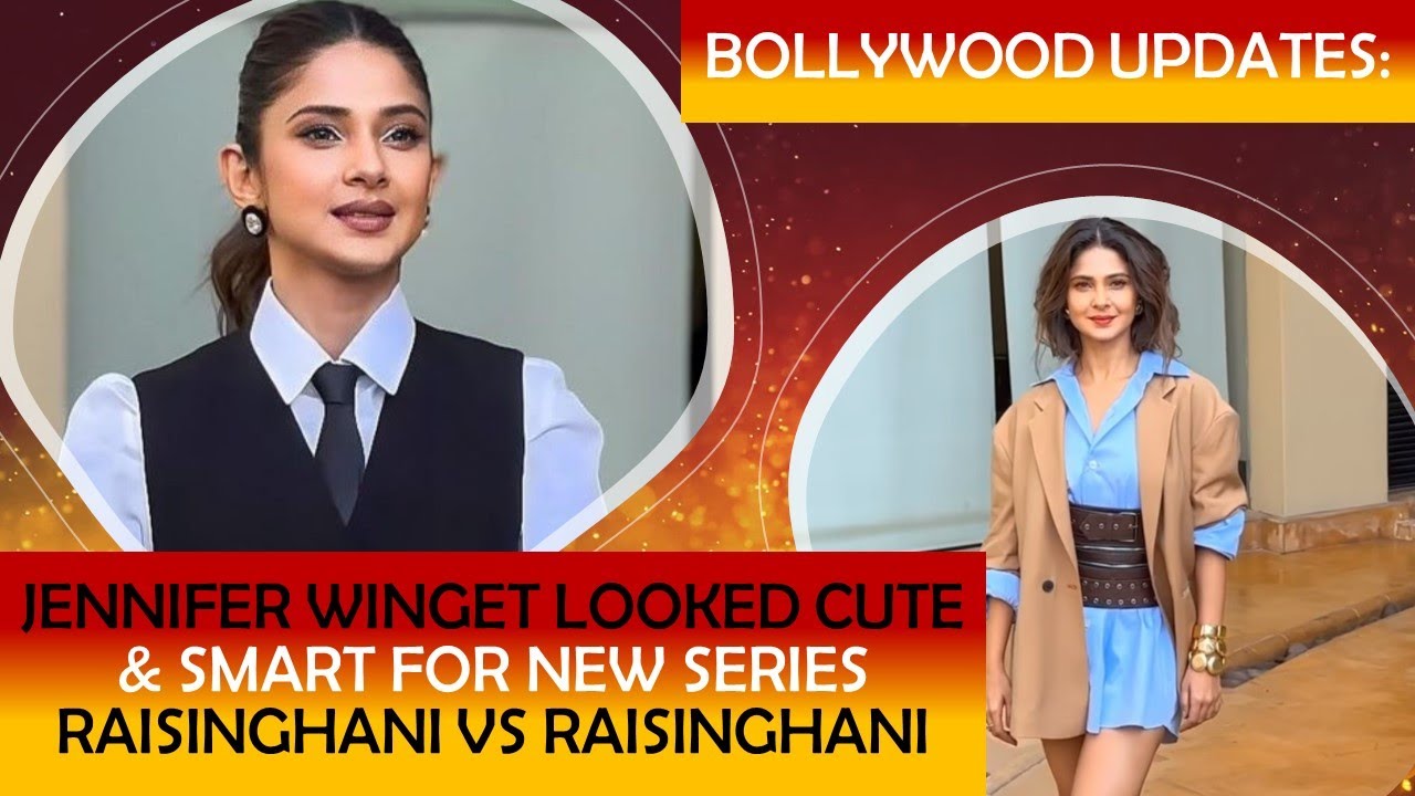 JENNIFER WINGET LOOKED CUTE & SMART FOR NEW SERIES RAISINGHANI VS ...