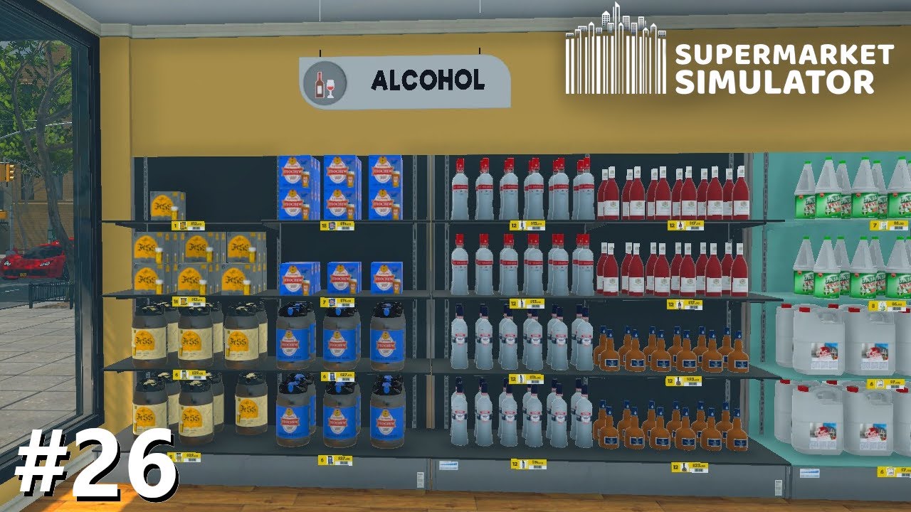 Proper Alcohol Section - Supermarket Simulator - 26 - YouTube