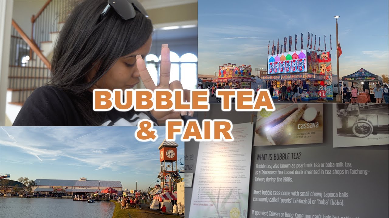 BOBA TEA DATE + GA FAIR - YouTube