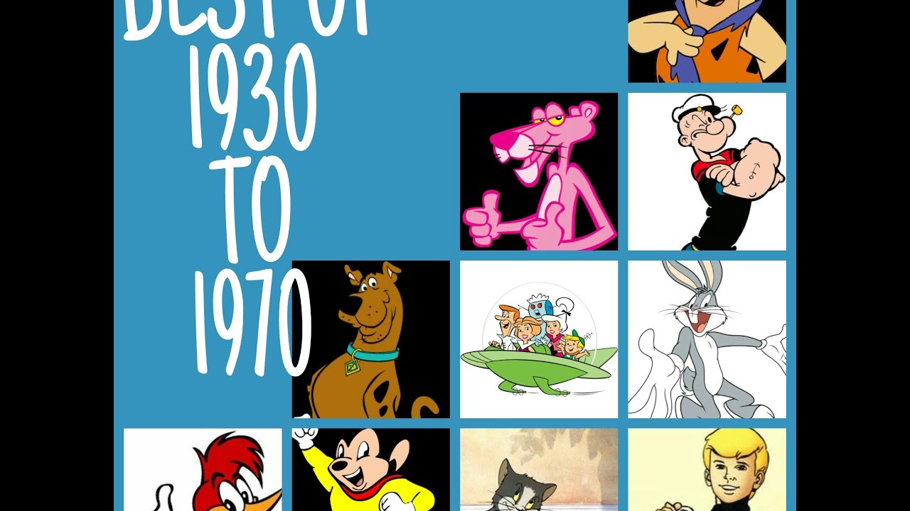 BEST CARTOONS FROM 1930-1970 - YouTube