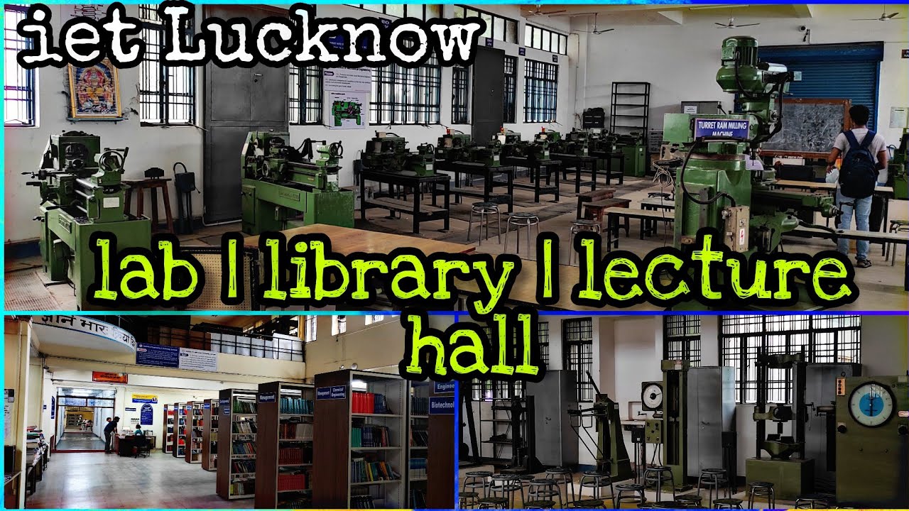 IET LUCKNOW CAMPUS TOUR || part 2 || Labs || Library || Lecture hall ...