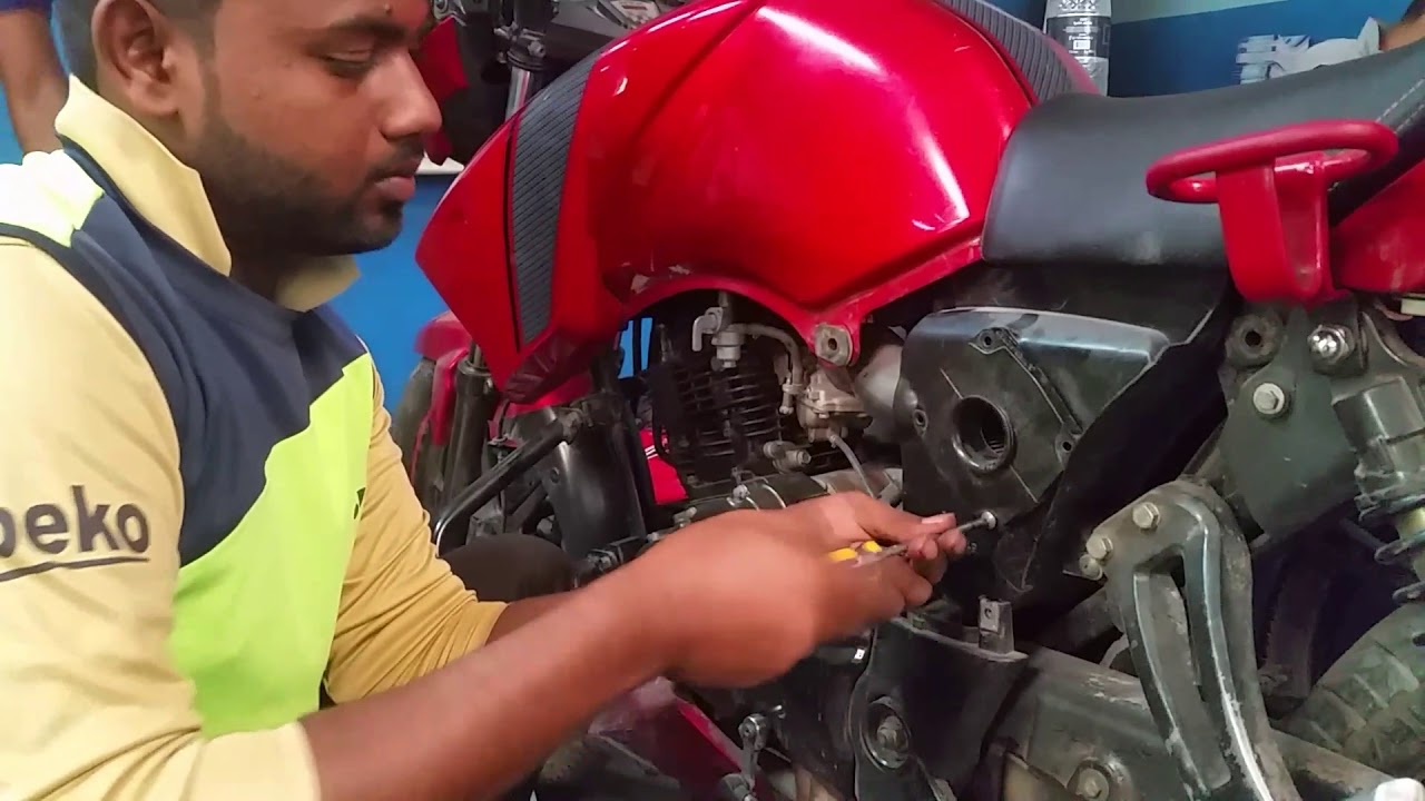 Apache 180cc bike modification - YouTube