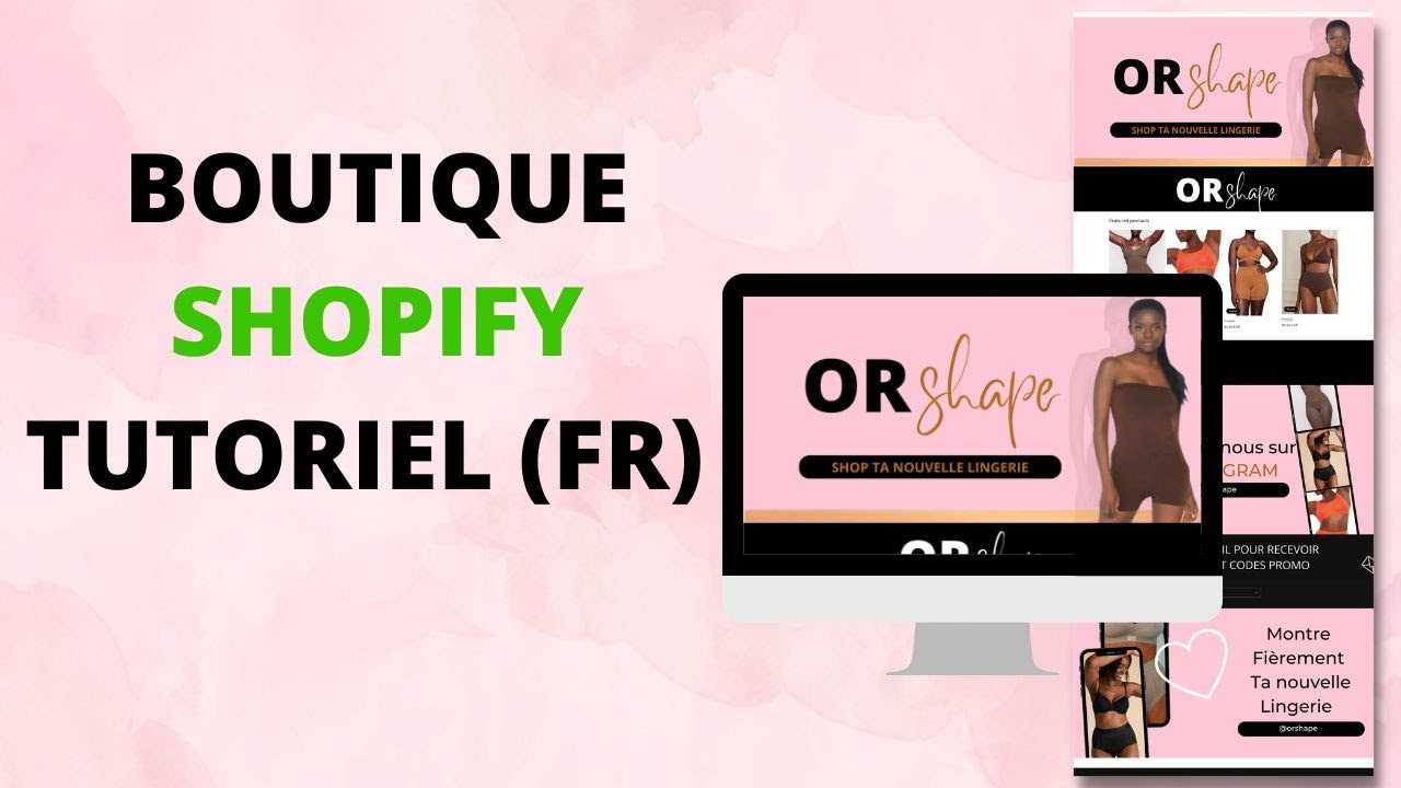Comment créer une boutique SHOPIFY avec CANVA ? (Design) - YouTube
