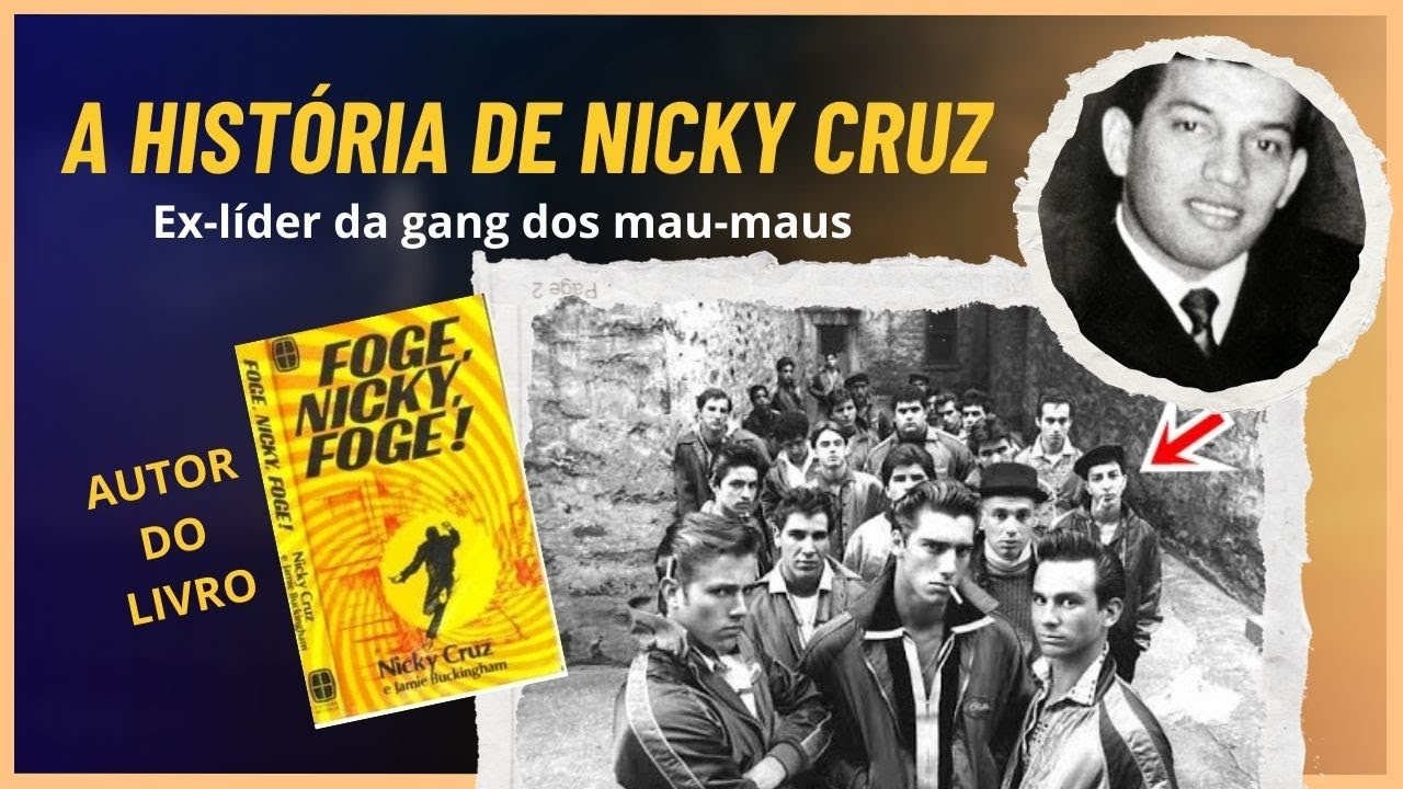 A INCRÍVEL HISTÓRIA DO EVANGELISTA NICKY CRUZ - EX-LIDER DA GANGUE DOS ...