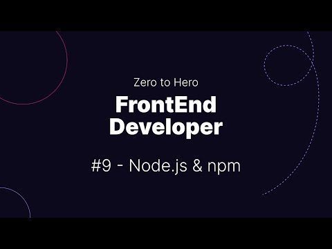 Ders 9 - Node.js & npm