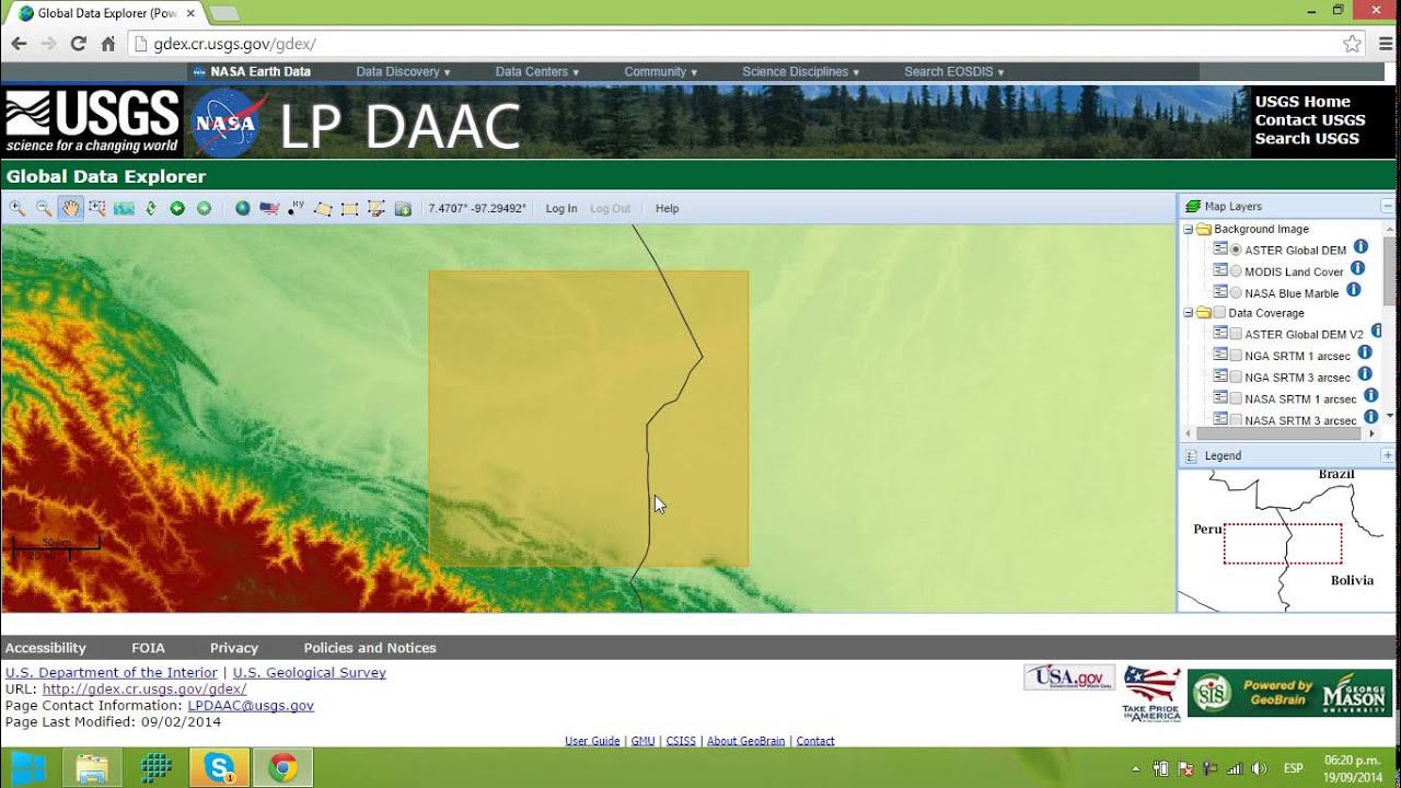 Descarga de Aster Global DEM V2 USGS - YouTube