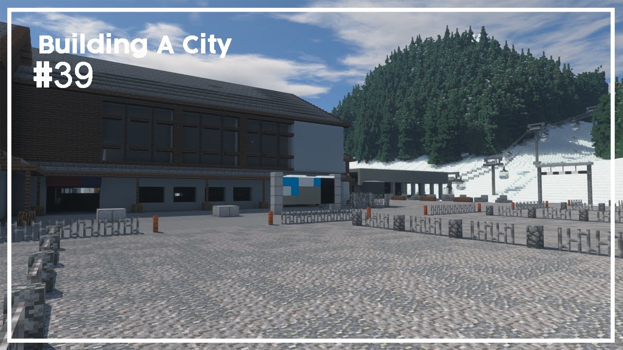 Building A City #39 // Ski Resort (Part 2) // Minecraft Timelapse - YouTube
