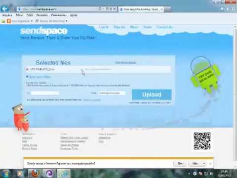 Tutorial de como enviar arquivos pelo SendSpace. - YouTube