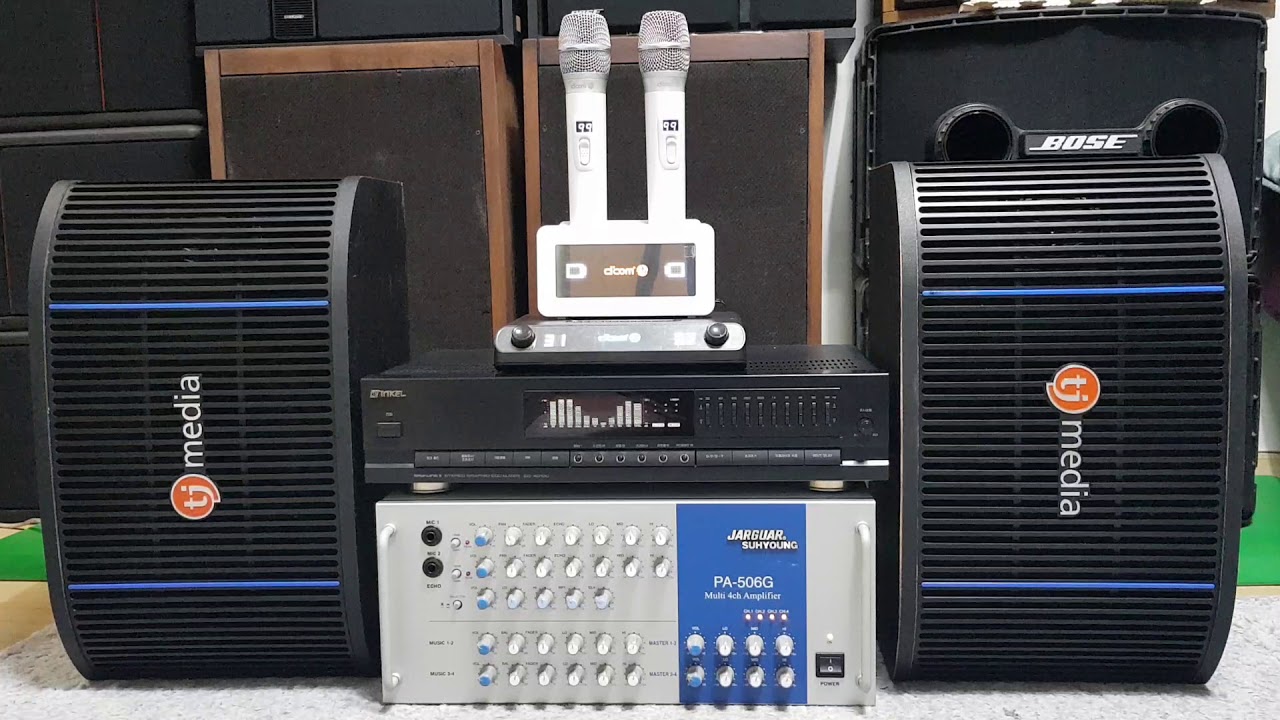 JARGUAR PA-506G + Inkel EQ-4010C + d'com pro + Inkel EQ-4010C - YouTube