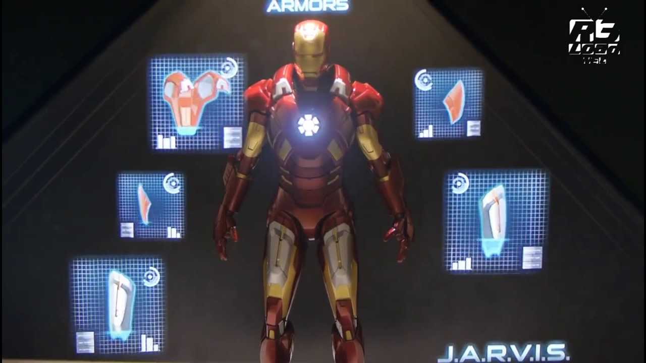 Iron Man 3 Hologram Display @ STGCC 2013 - YouTube