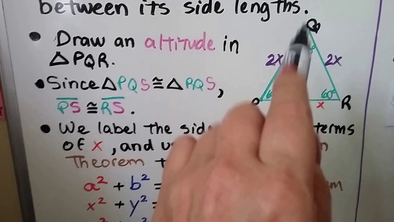 Geometry 5 8b 30 60 90 Triangle Theorem YouTube geometry-5-8b-30-60-90-triangle-theorem-youtube