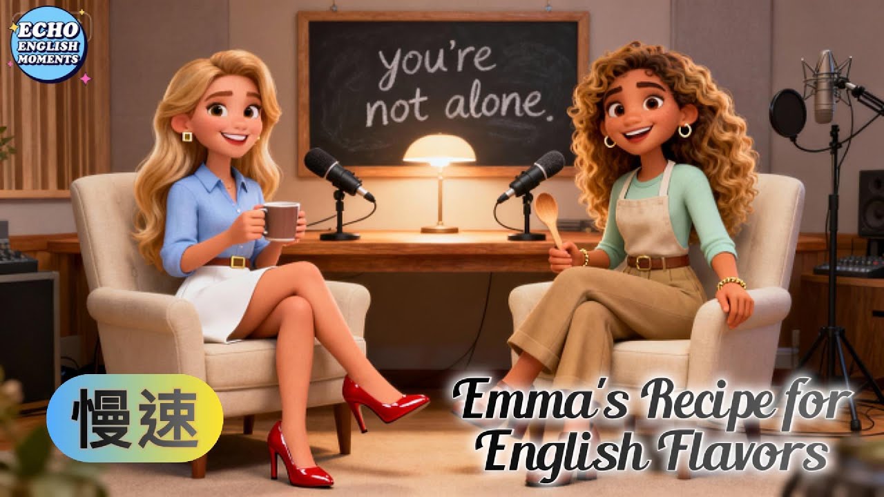 【You're Not Alone】 Emma's Recipe for English Flavors丨英语调味，生活美味丨慢速英文丨學習 ...