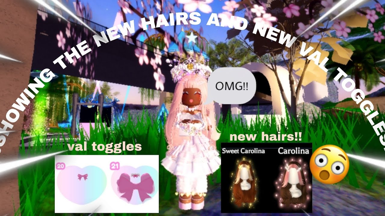 THE VAL TOGGLES || NEW HAIRS || ( Royale high minor addition) #roblox # ...