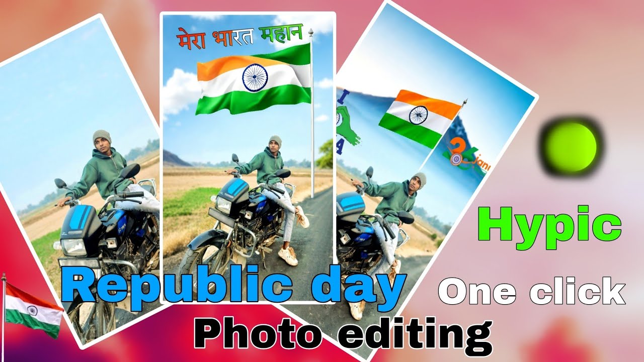 Hypic app Republic Day Photo Editing || 26 January Hypic app photo ...