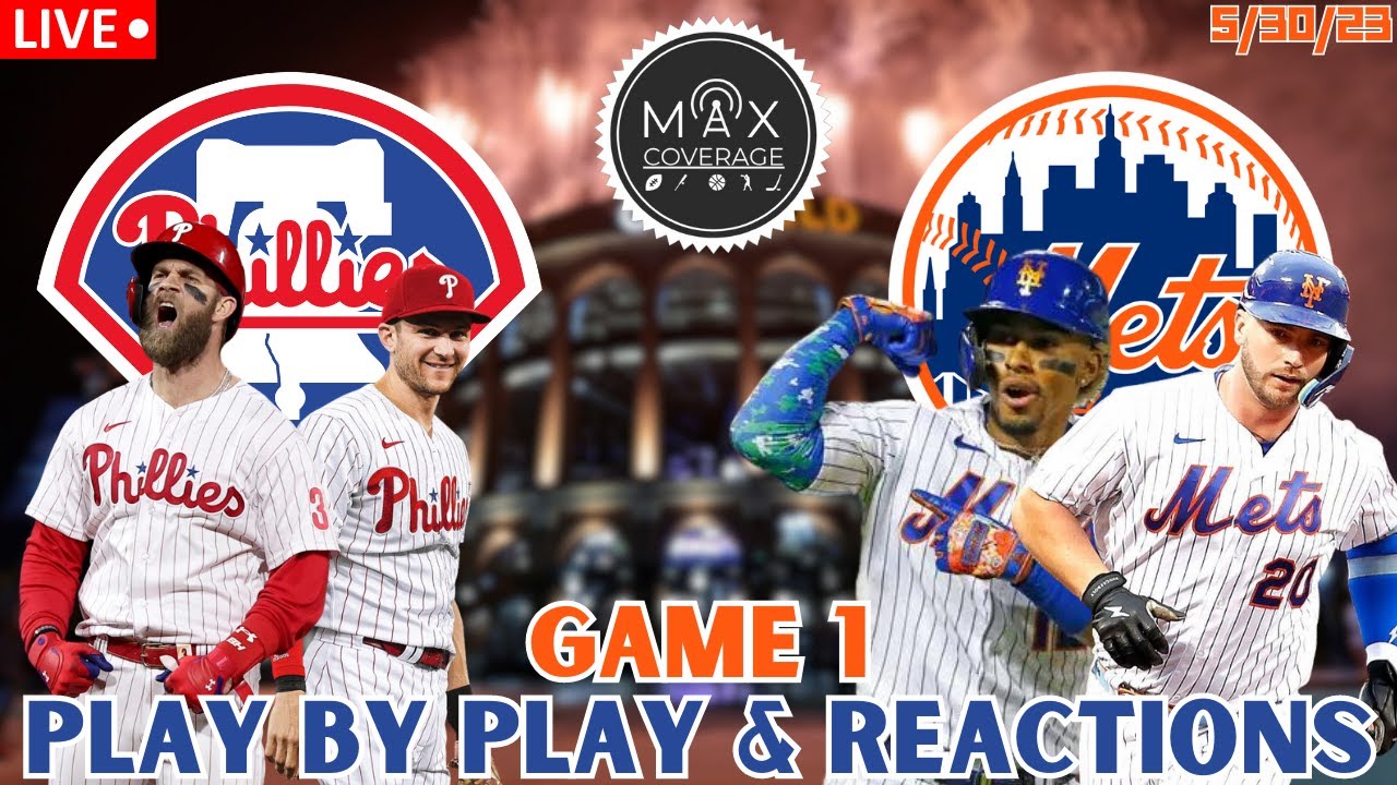 WATCH: Philadelphia Phillies vs New York Mets | LIVE Play-By-Play ...