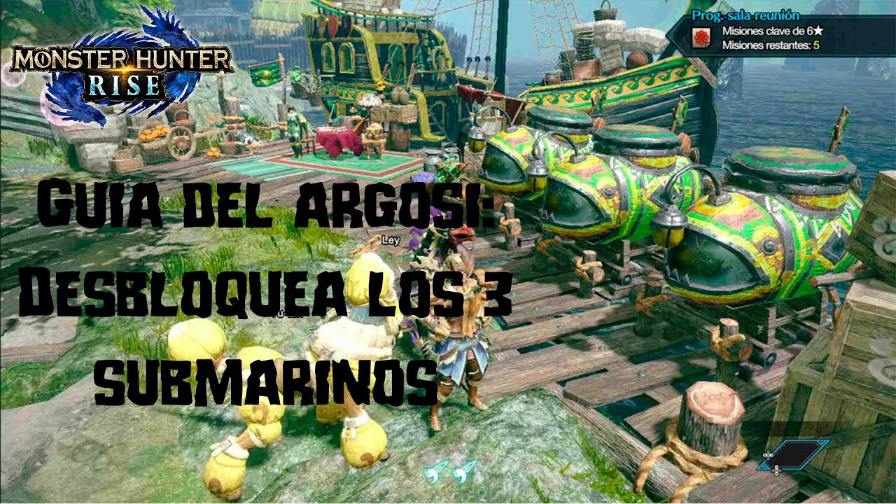 MH Rise: Guía de mejoras del Argosy | Consigue tus 3 Submarinos sin ...