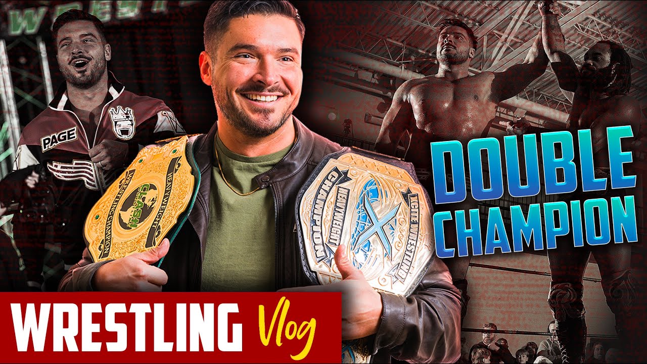 Wrestling Vlog • Ethan Page Becomes DOUBLE CHAMPION + HUGE ANNOUNCEMENT ...