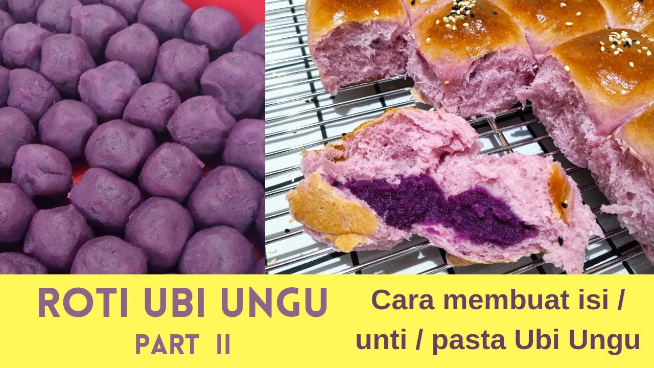 Cara Membuat Isi Roti Ubi Ungu / Pasta Ubi Ungu - YouTube
