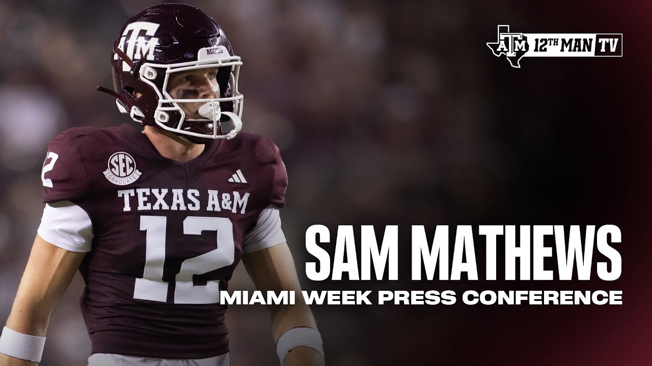 Miami Week Press Conference: Sam Mathews - YouTube