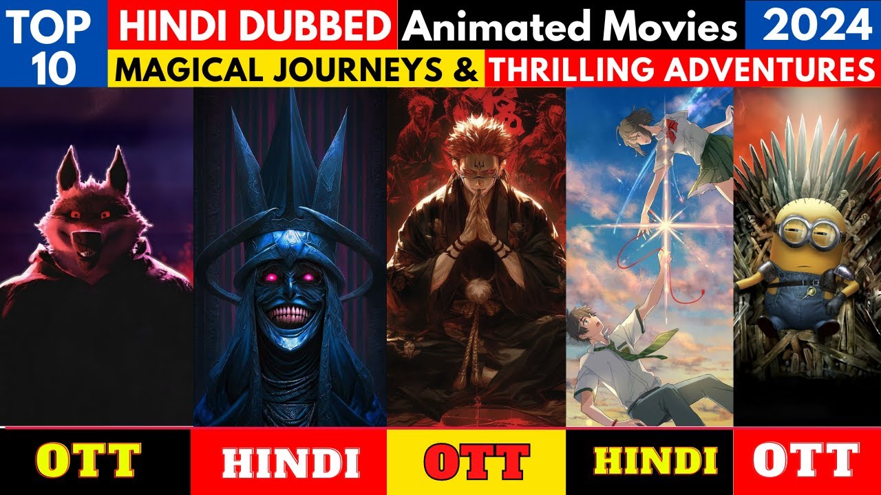 Top 10 Hindi dubbed Mystery Animated Movies 2024 @PrimeVideoIN ...