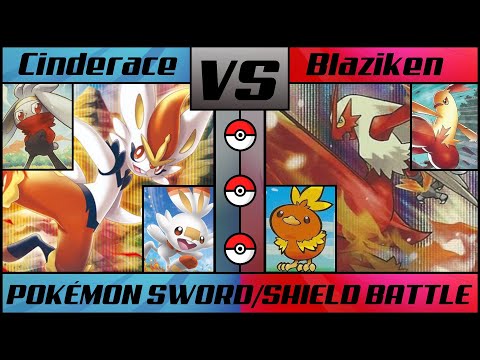 CINDERACE vs BLAZIKEN | Evolution Line Battle | Pokémon Sword/Shield ...