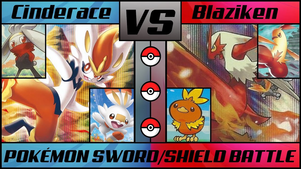 CINDERACE vs BLAZIKEN | Evolution Line Battle | Pokémon Sword/Shield ...