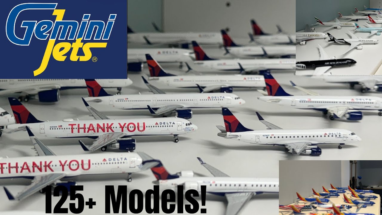 Gemini Jets NG Model Collection Video! 125+ 1:400 Models! - YouTube