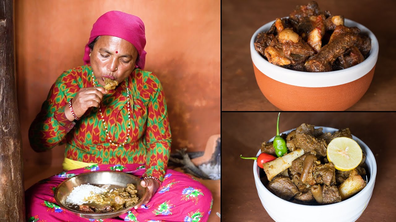 खसीको मासु पकाउने सेक्रेट तरिका | Mutton recipe | Mutton Salad | Best ...