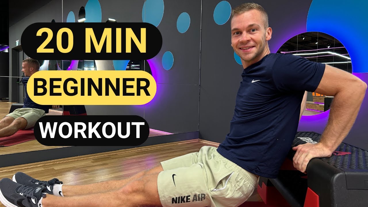 20 MIN FULL BODY WORKOUT - Beginner Version / No Equipment /Home ...