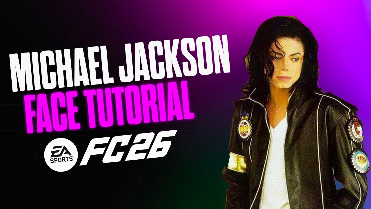 👑 How to make MICHAEL JACKSON in EA FC 26 - Pro Clubs & Career Mode ...