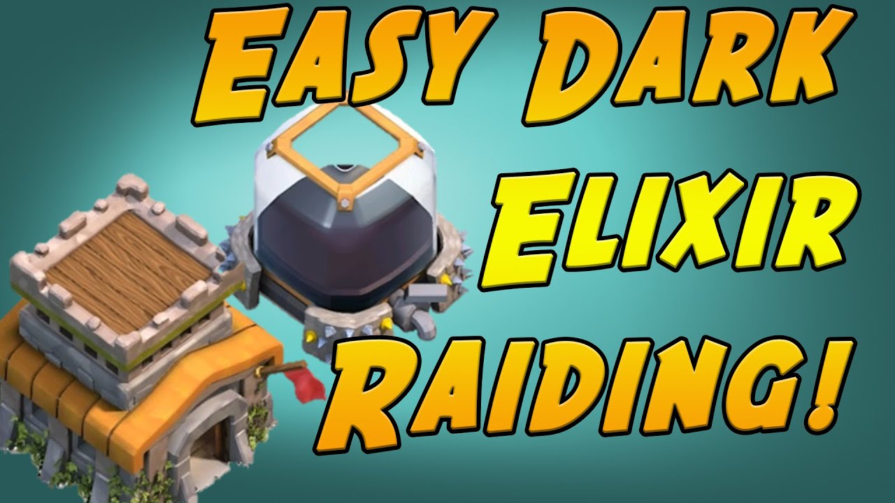 Clash of Clans: Efficient Dark Elixir Strategy - Lets Max Townhall 8 ...
