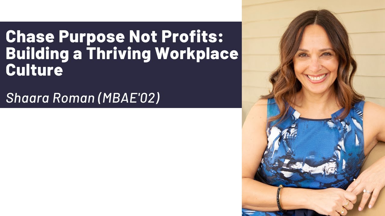 Chase Purpose Not Profits: Building a Thriving Workplace Culture with ...