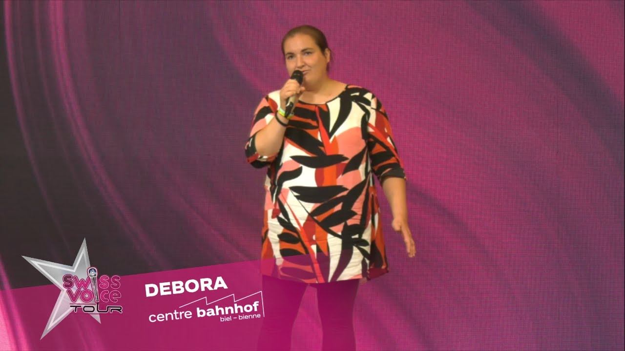 Debora - Swiss Voice Tour 2023, Centre Banhof Biel - Bienne - YouTube