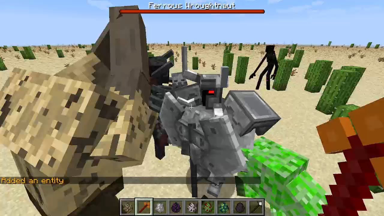 Ferrous Wroughtnaut VS All Mutant Mobs | Minecraft | - YouTube