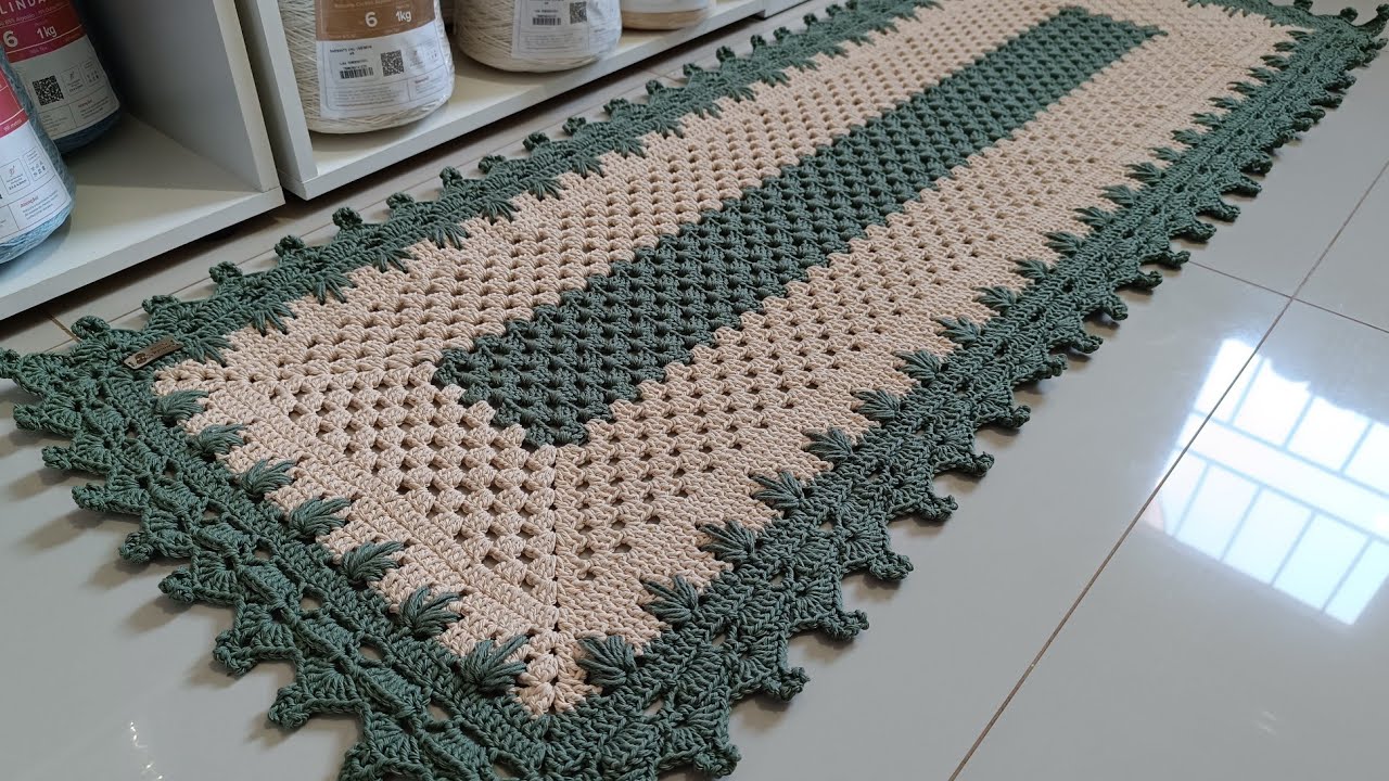 PASSADEIRA FOLHAGEM EM CROCHÊ FÁCIL DE FAZER PASSO A PASSO COMPLETO ...