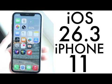 iOS 26.3 auf dem iPhone 11! (Testbericht)