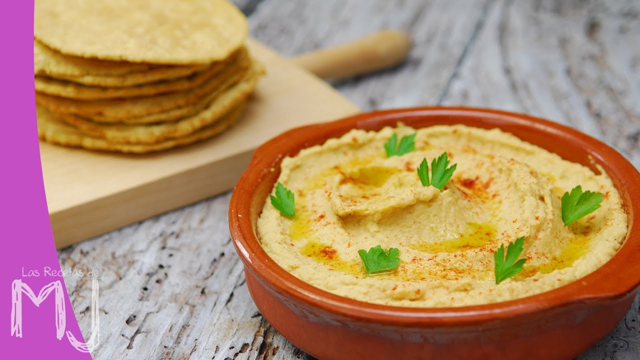 Hummus con pan Papadum: de Oriente Medio a la India - YouTube