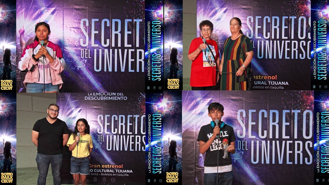 Testimoniales I Secretos del universo en el Domo Imax del Cecut - YouTube