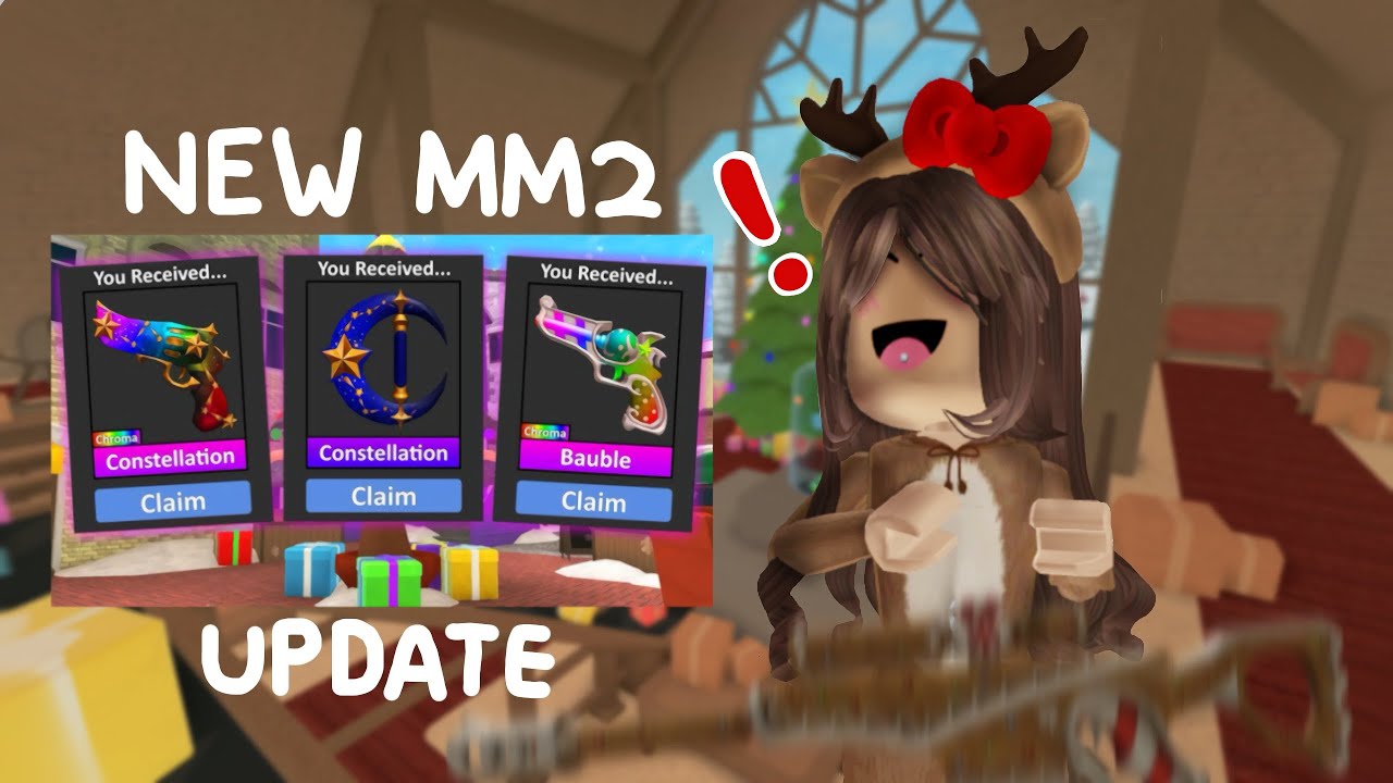 Playing the NEW MM2 UPDATE!!! 🎄 - YouTube