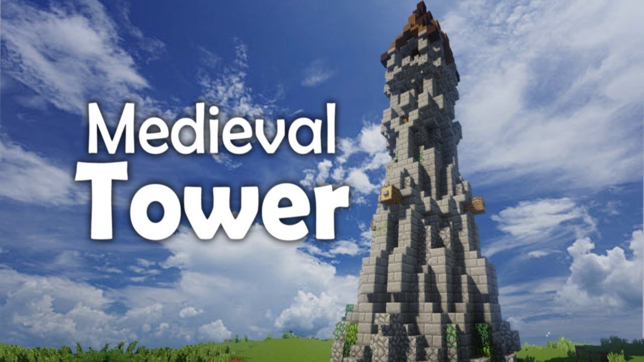 Minecraft Tutorial: Medieval Watch Tower - YouTube