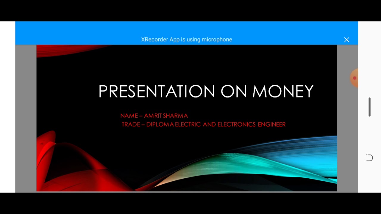 PRESENTATION ON MONEY - YouTube