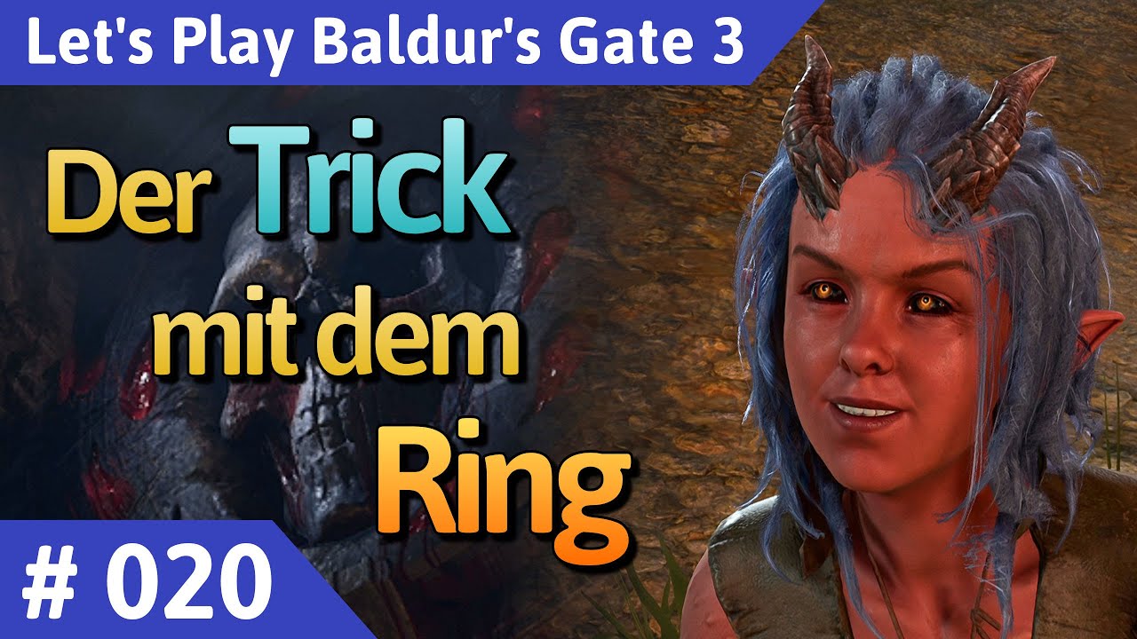 Baldur's Gate 3 deutsch Teil 20 - Der Trick mit dem Ring Let's Play ...