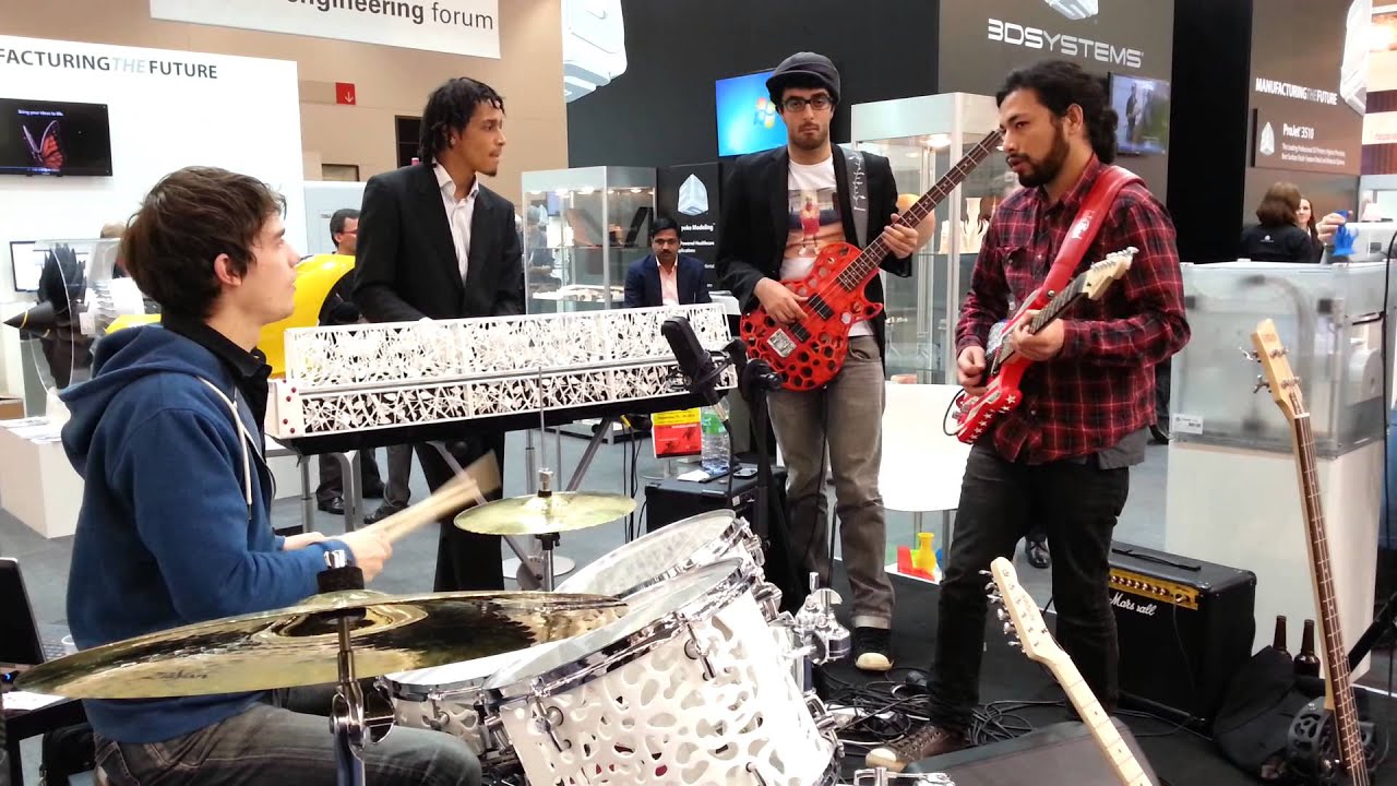 3D Printed Band at Euromold 2013 - YouTube