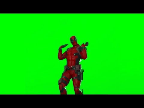 Green Screen Deadpool #21 ★ Chroma Key ★ Stock Video Footage ★ Effects ...