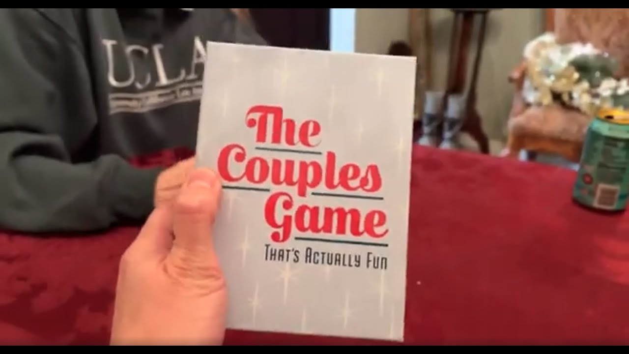 Playing The Couples Game That's Actually Fun [A Party Game To Play With ...