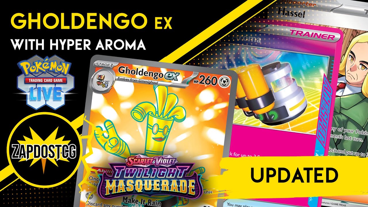 Gholdengo ex Deck GOT BUFFED With Hyper Aroma From Twilight Masquerade ...