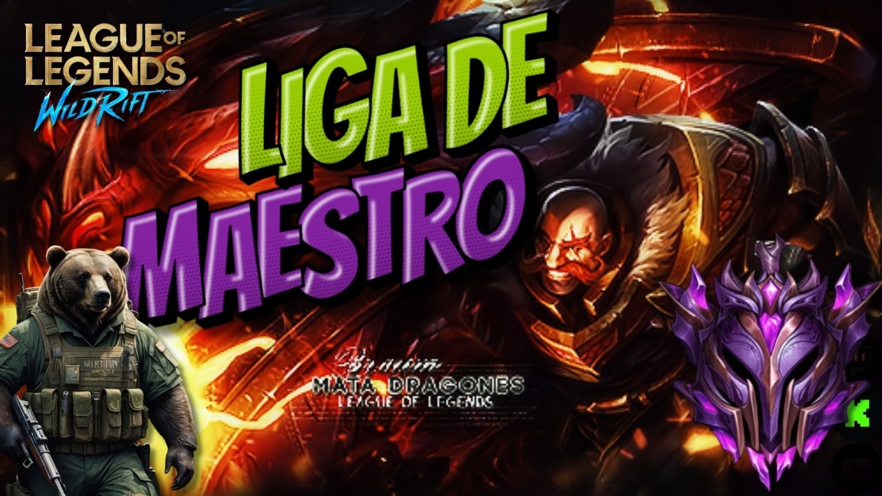 ASI LLEGAMOS A MASTER #wildrift #riotgames #leagueoflegends - YouTube