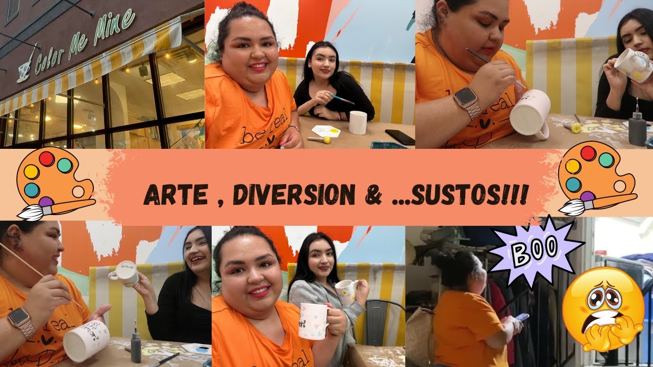 ASI FUE NUESTRA EXPERIENCIA EN "COLOR ME MINE"...NOS ASUSTARON EN MI ...